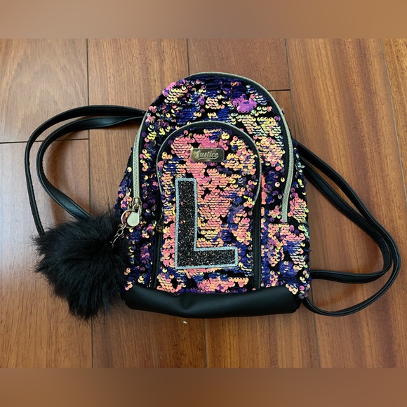 Justice | Accessories | Justice Sequined L Mini Backpack Nwot | Poshmark